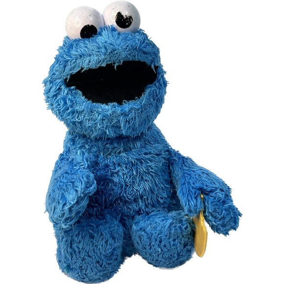 Hasbro | Toys | Sesame Street Feed Me Cookie Monster 4 Plush Talking ...